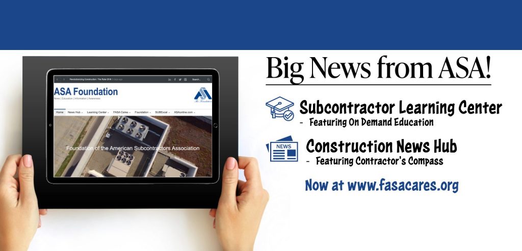 Home - American Subcontractors Association - National (ASA)